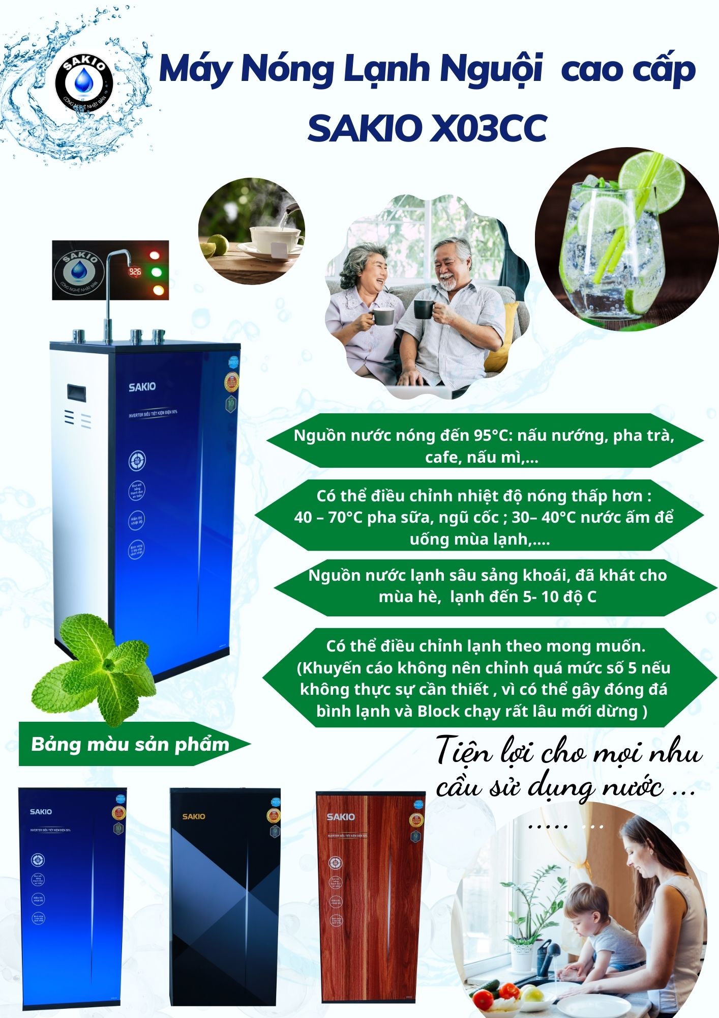 TOP SẢN PHẨM BÁN CHẠY CỦA SAKIO - Máy Lọc Nước SAKIO