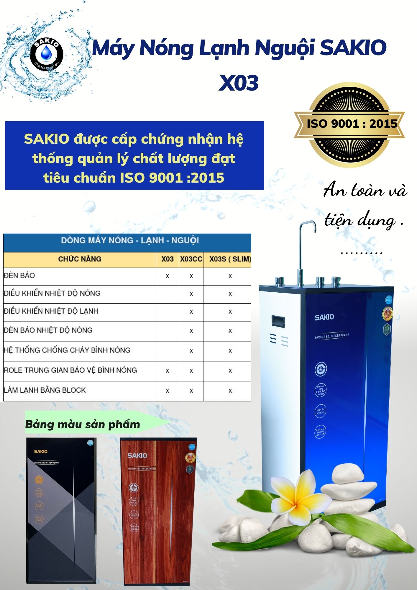 TOP SẢN PHẨM BÁN CHẠY CỦA SAKIO - Máy Lọc Nước SAKIO