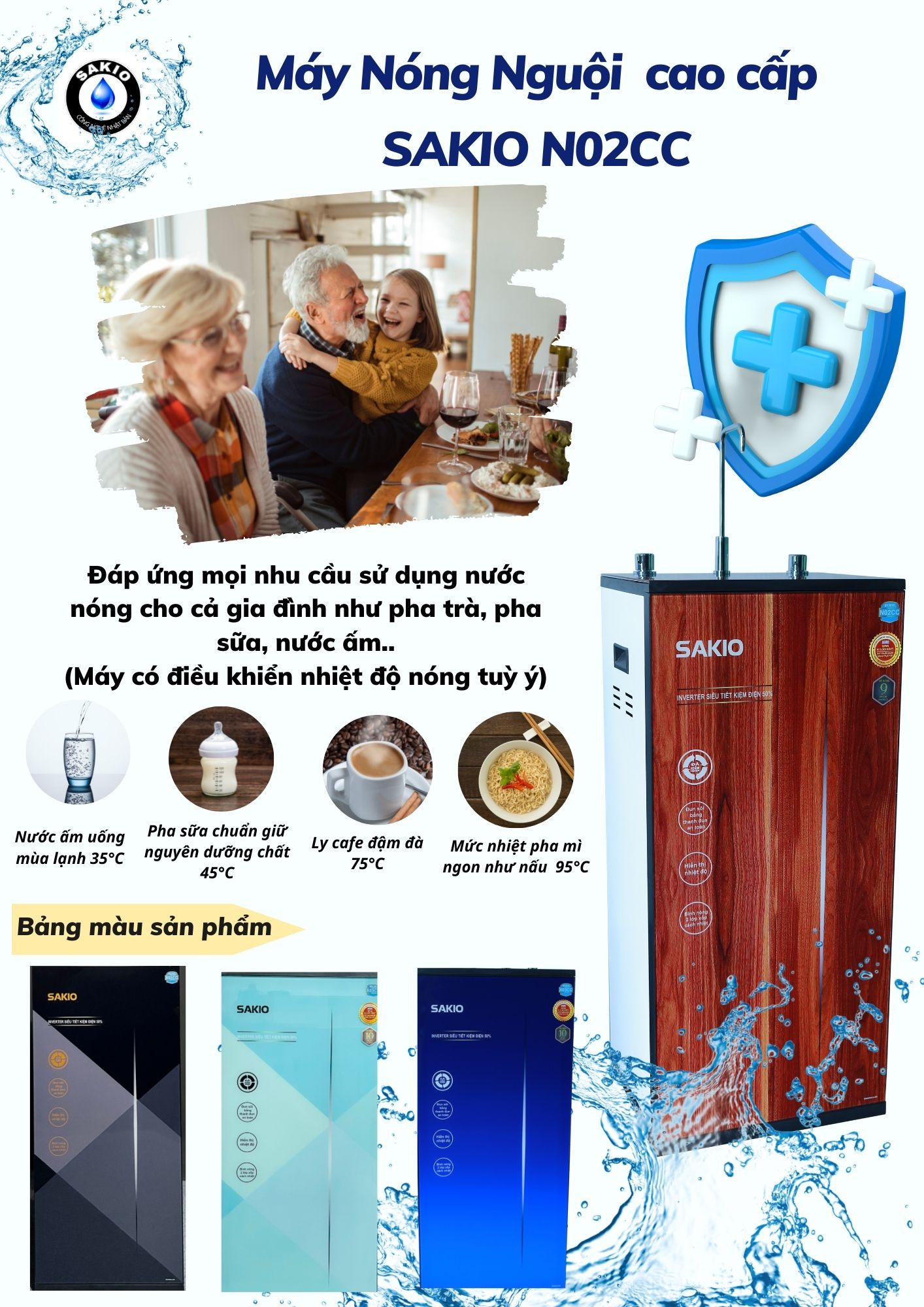 TOP NHỮNG SẢN PHẨM BÁN CHẠY NHẤT CỦA SAKIO - Máy Lọc Nước SAKIO